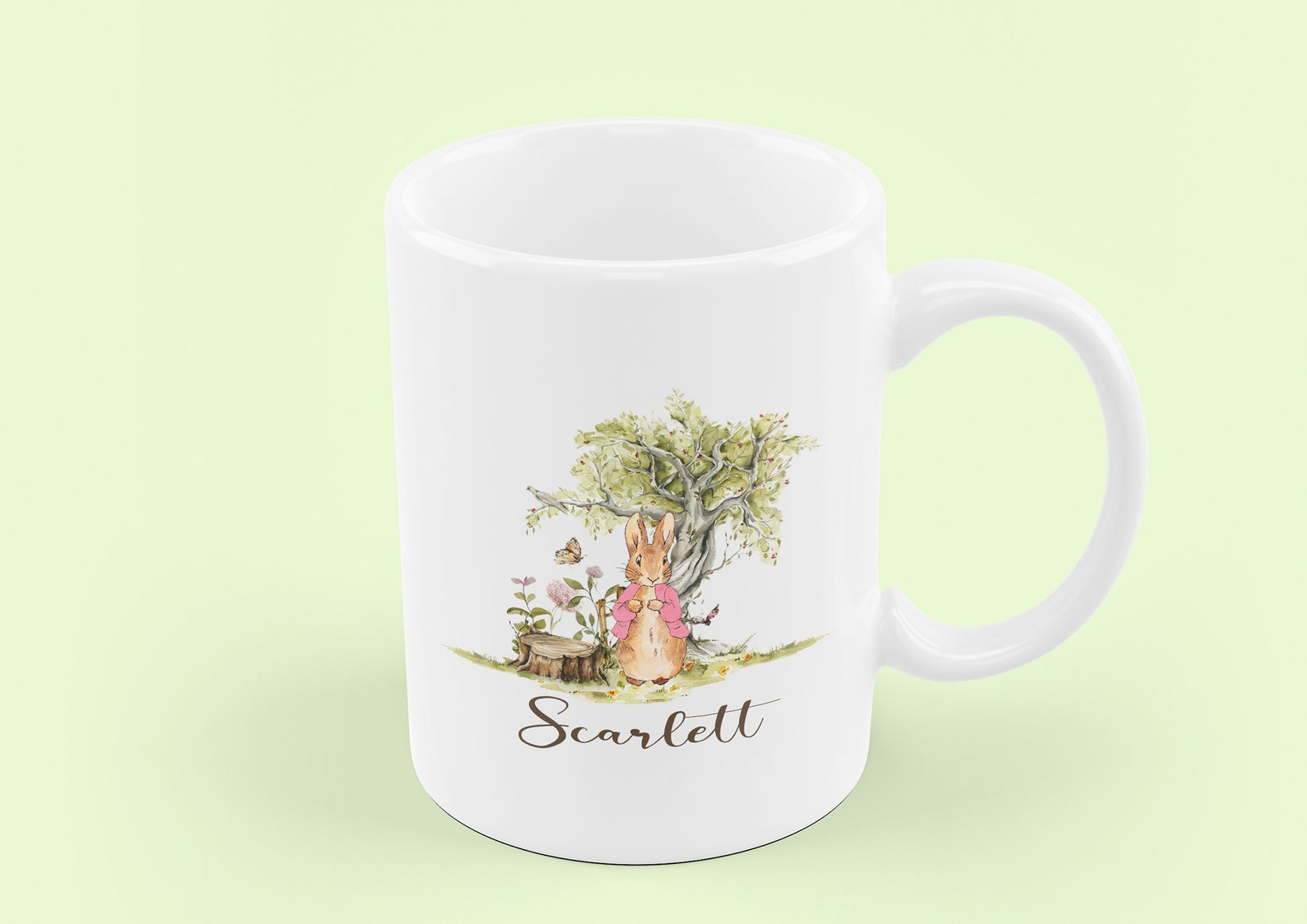 Sublimation Design Pink Peter Rabbit, Clipart PNG on Transparent ...