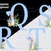 Peter Rabbit Blue Alphabet Clipart: Set of 26 Individual Letters With ...