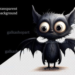 Cute Halloween Watercolor Clipart PNG: 17 Spooky Pumpkin, Ghost, Witch ...