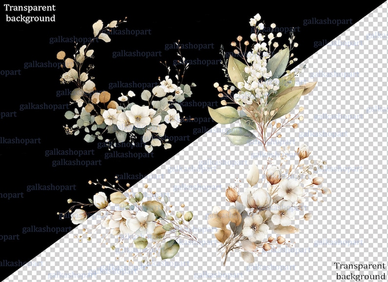 Neutral Christian Easter Clipart Set With Teddy Bear, Bunny, Chick ...