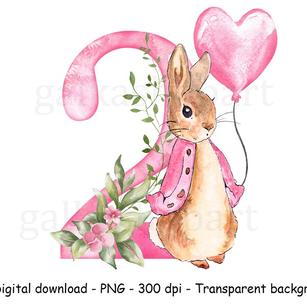 Peter Rabbit Girl Birthday Card - Etsy Israel