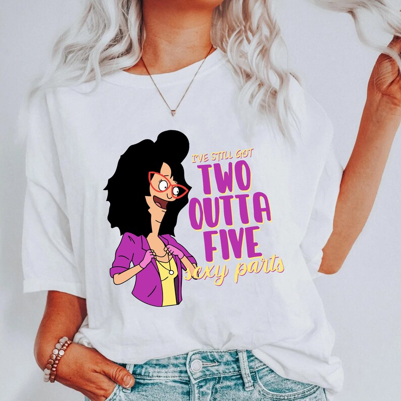 Linda Belcher Bob's Burgers PNG, the Tatas Two Out of Five Sexy Parts ...