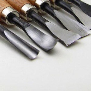 Professional Wood Carving Tools,set of 6,large, Wide Tip,woodworking ...