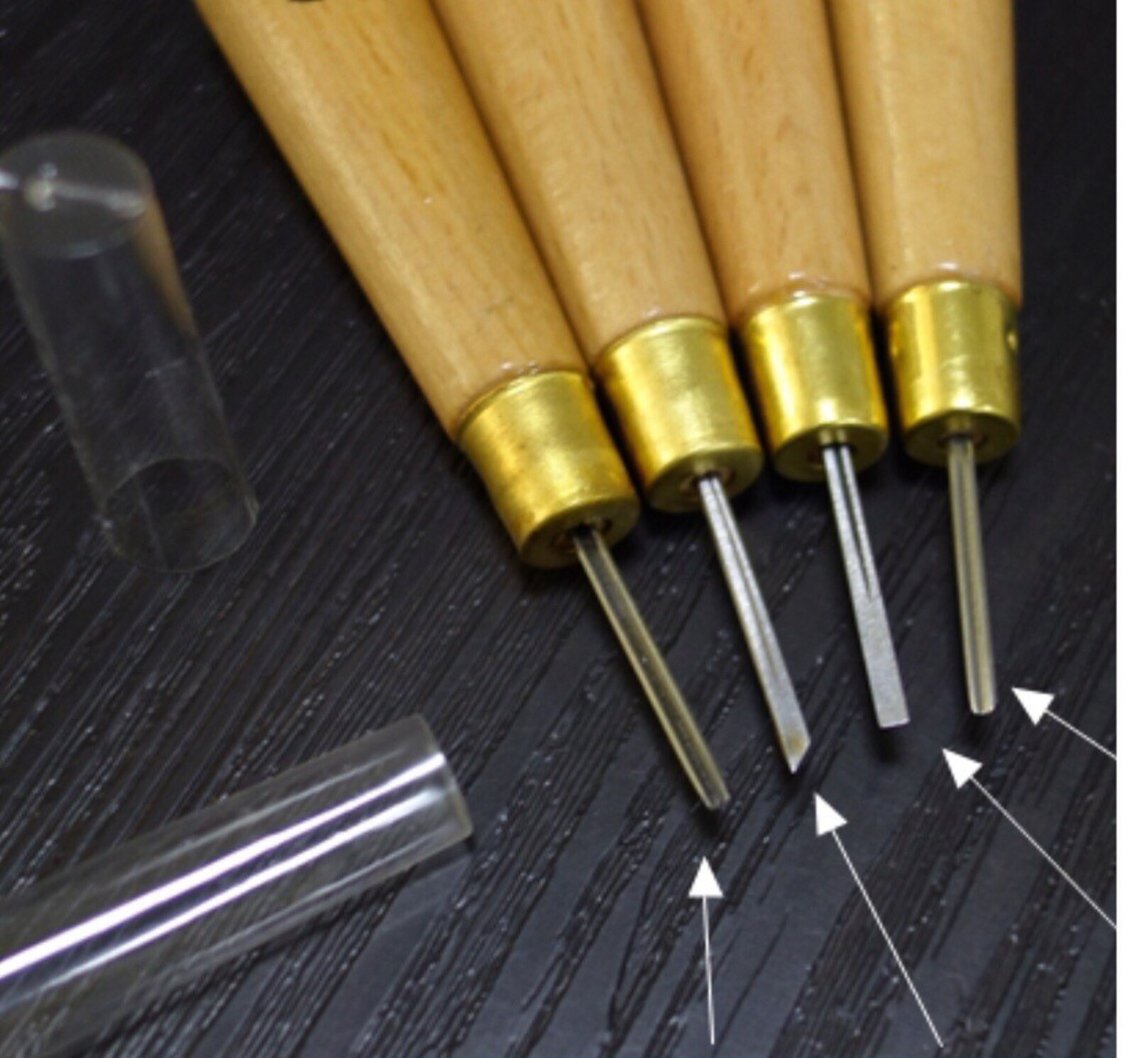 Professional Carving Tools,set of 4,micro Tip,small,woodcarving,rubber ...