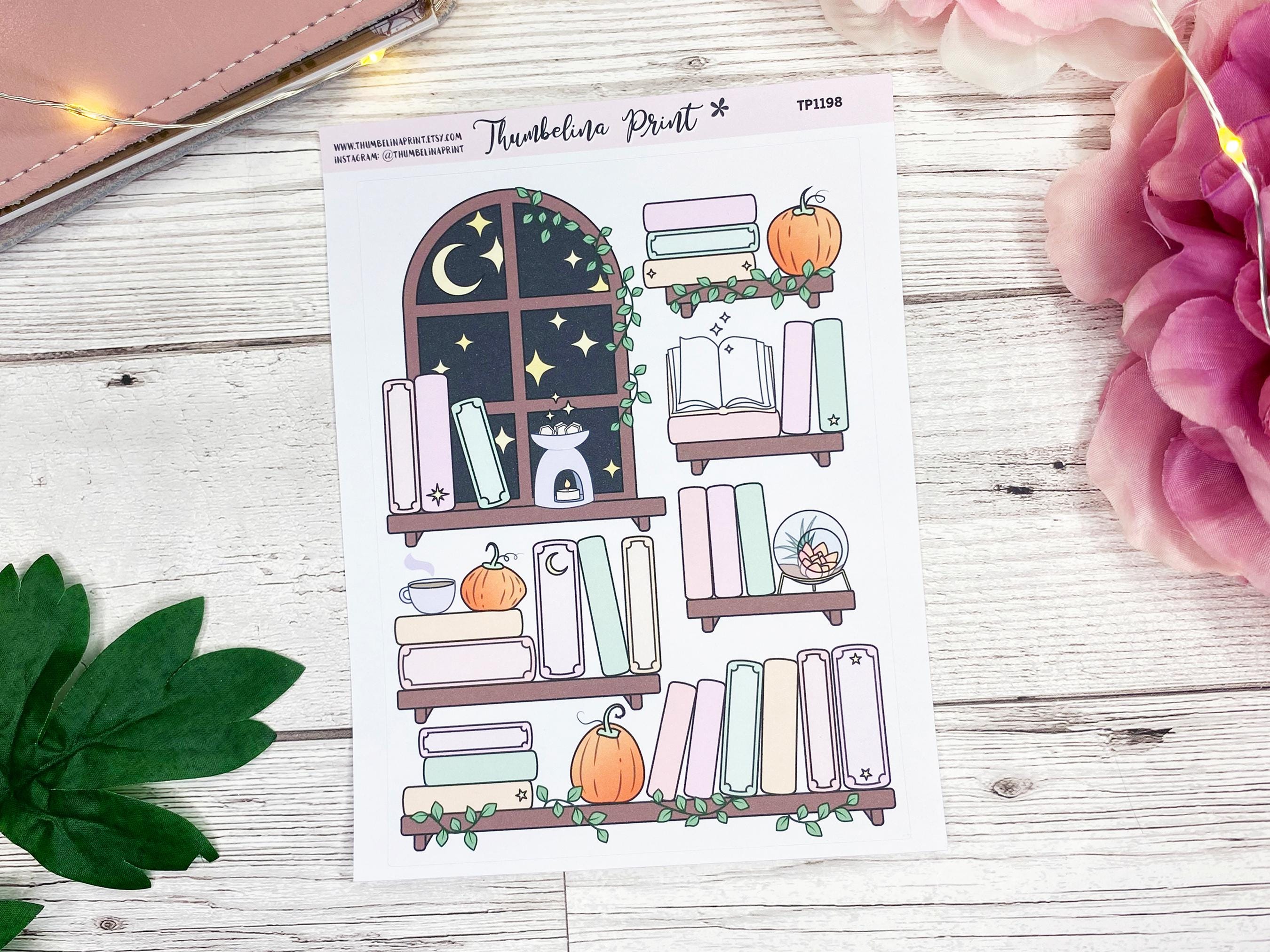 Autumn/fall Reading Bookshelf Tracker | Decorative & Functional ...