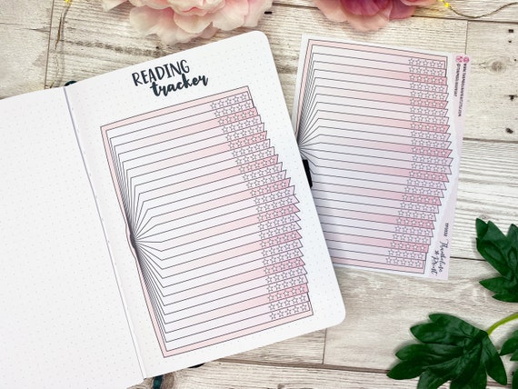 Book Tracker Review Planner Sticker Decorative & Functional - Etsy
