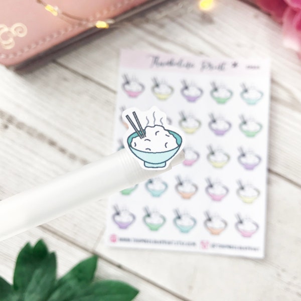 Rice Stickers - Etsy