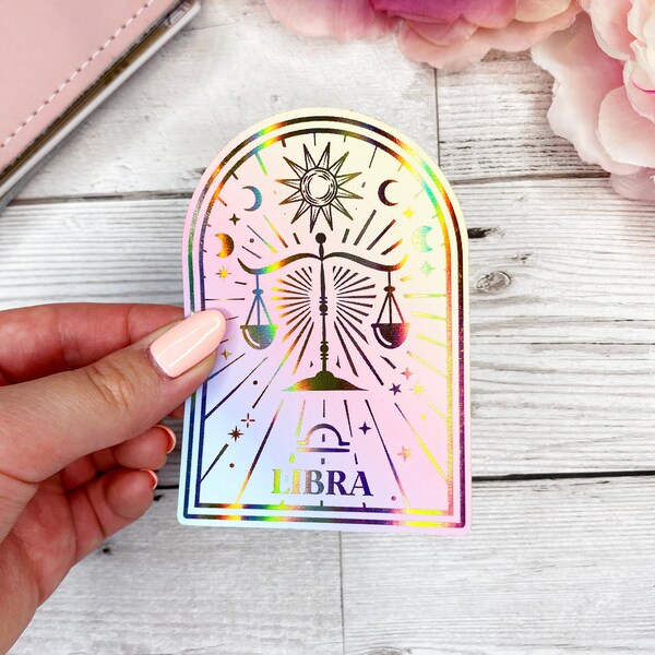 Libra Sticker - Etsy