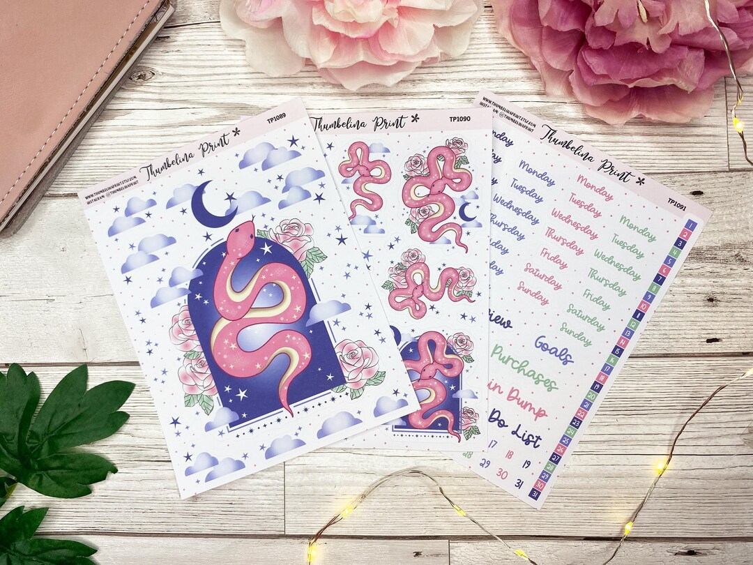 Year of the Snake Journal Theme Kit | Decorative & Functional Planning ...