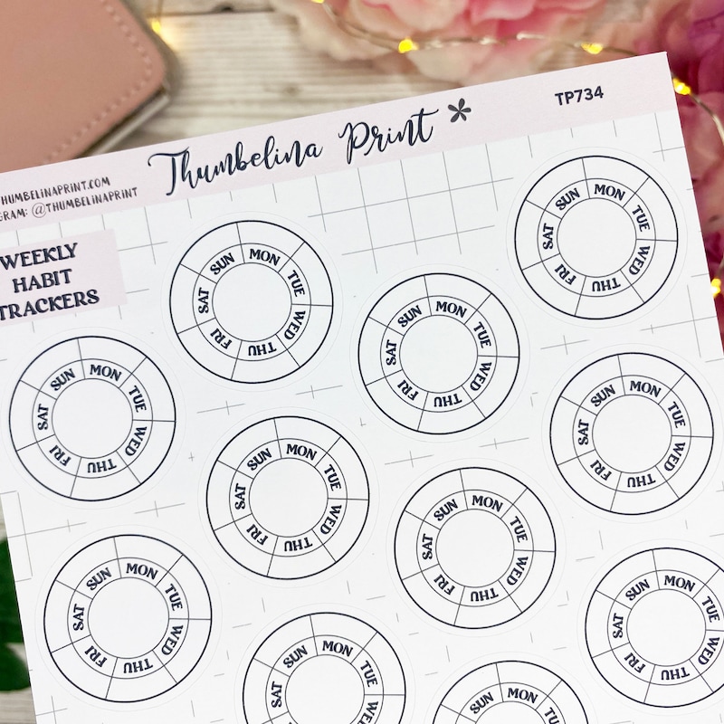 Circle Tracker - Etsy