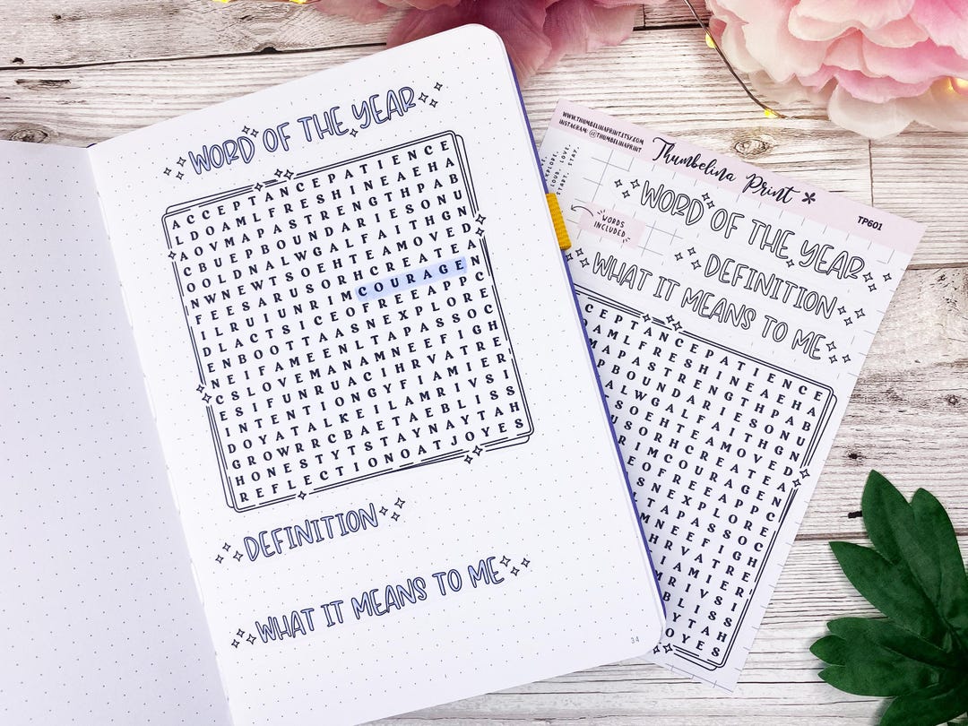 Word of the Year Wordsearch | Decorative & Functional Planning | Word ...