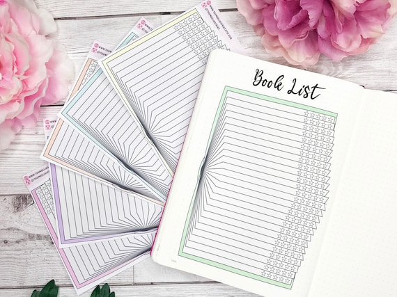 Large Book Review Sticker Bundle 6 Sheets Decorative & - Etsy