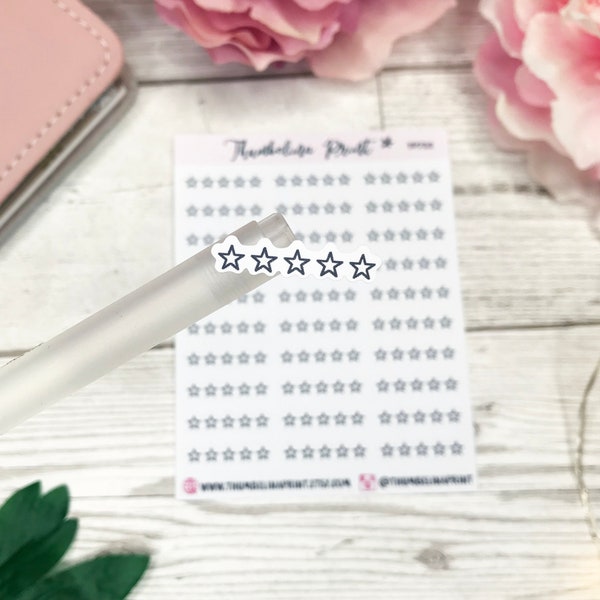 Star Stickers - Etsy UK