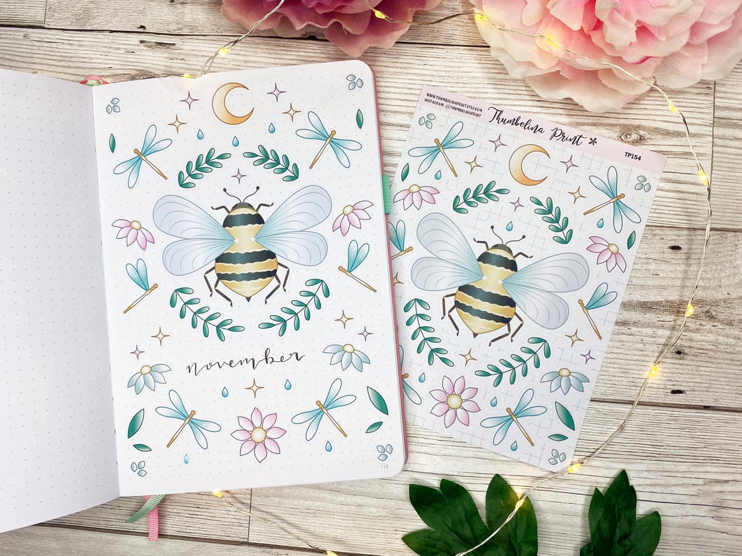 Aqua Bees Title Page | Decorative & Functional Planning | Journal ...