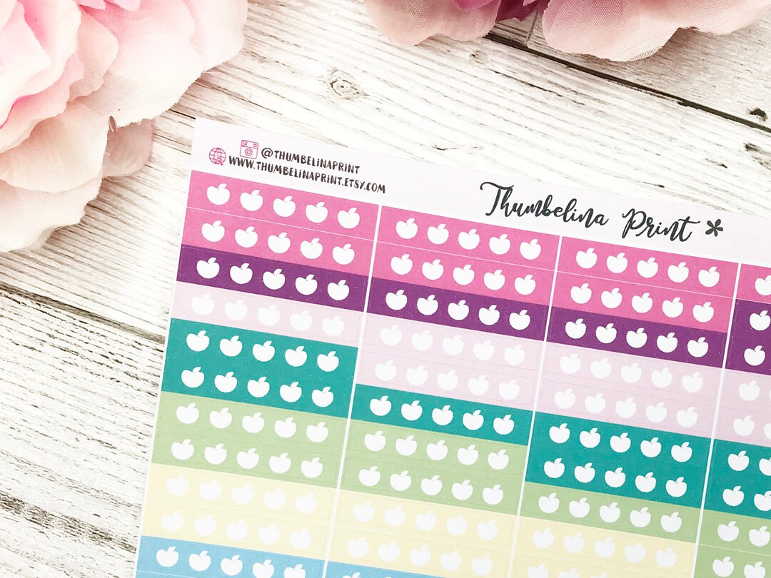 5 A Day Planner Stickers| Decorative & Functional Planning | Tracker ...
