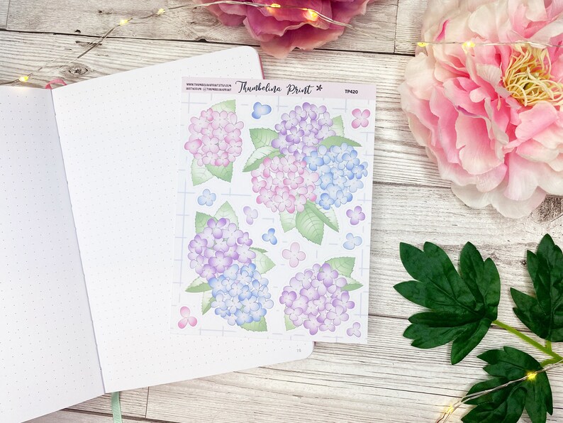 Hydrangeas Title Page | Decorative & Functional Planning | Journal ...