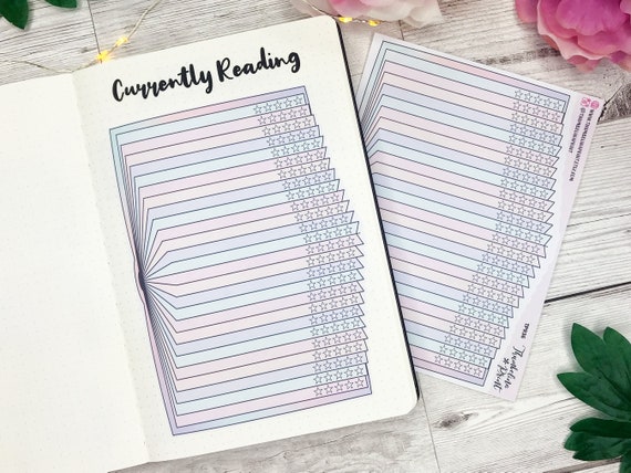 Book Tracker Review Planner Sticker Decorative & Functional - Etsy