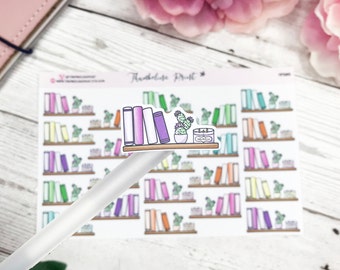 Reading Sayings Planner Stickers Bookworm Planner Stickers Reading ...