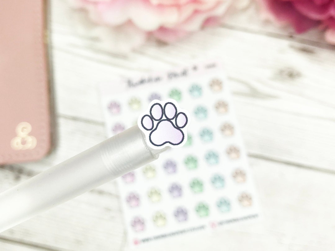 Paw Planner Icon Stickers | Decorative & Functional Planning | Pet ...
