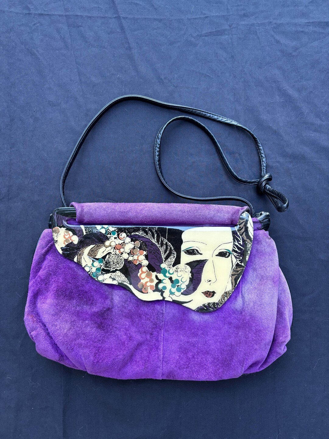 Patricia Smith Hand-painted Moon Bag - Etsy