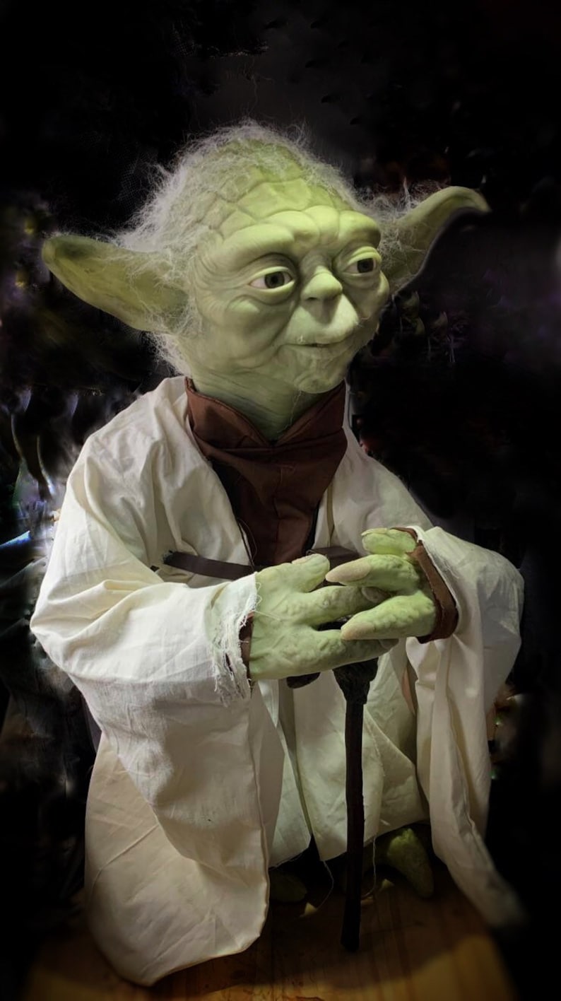 Star Wars Yoda Puppet Prop 1/1 custom Life Size Prop Replica | Etsy