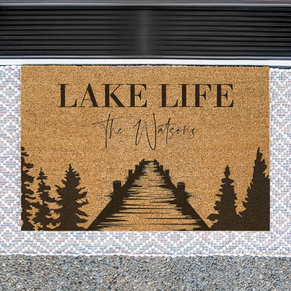 Lake House Doormat - Etsy