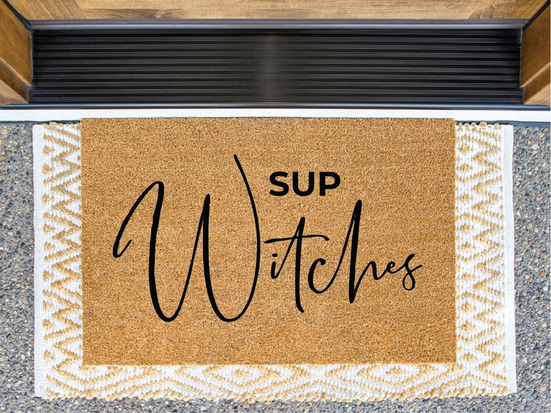 Sup Witches Doormat , Fall Door Mat, Autumn Doormat, Halloween Doormat ...