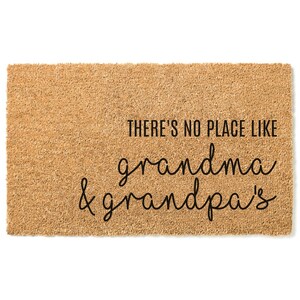 Grandparent Doormat, Grandma and Grandpa Welcome Mat, Personalized Door ...