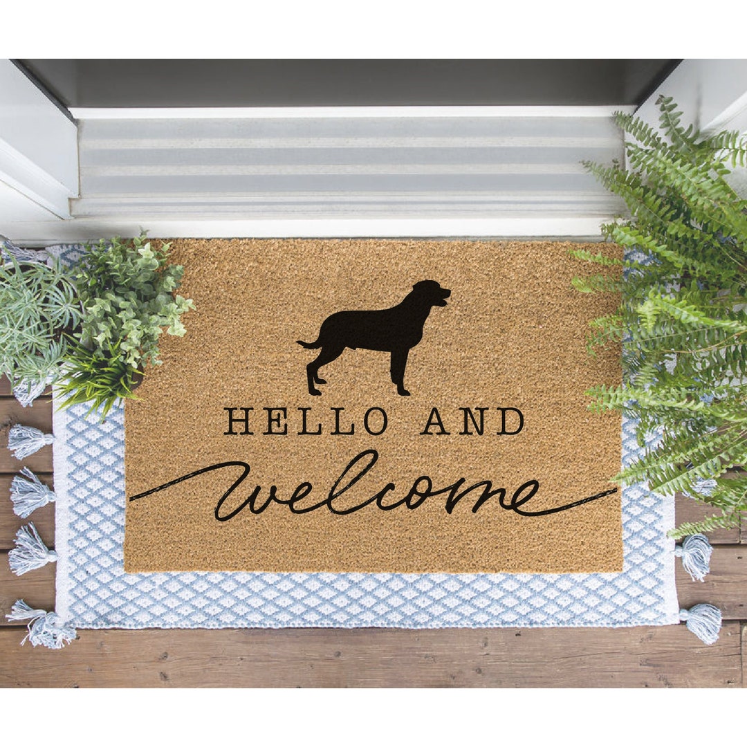 Labrador Retriever Doormat, Lab Welcome Mat, Cute Dog Door Mat, Animal ...