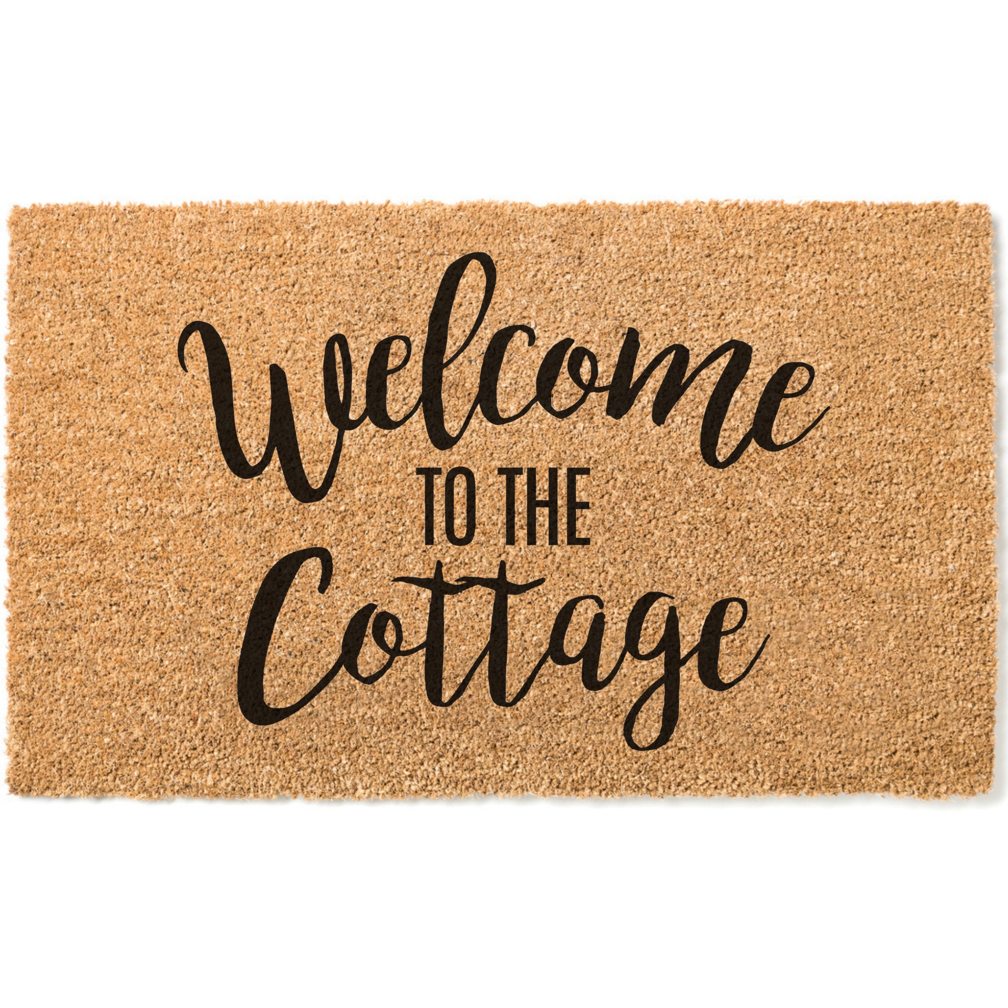 Welcome to the Cottage, New Home Gift, Welcome Mat, Country Decor ...