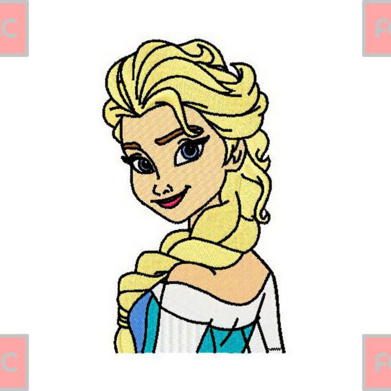 Elsa Embroidery - Etsy