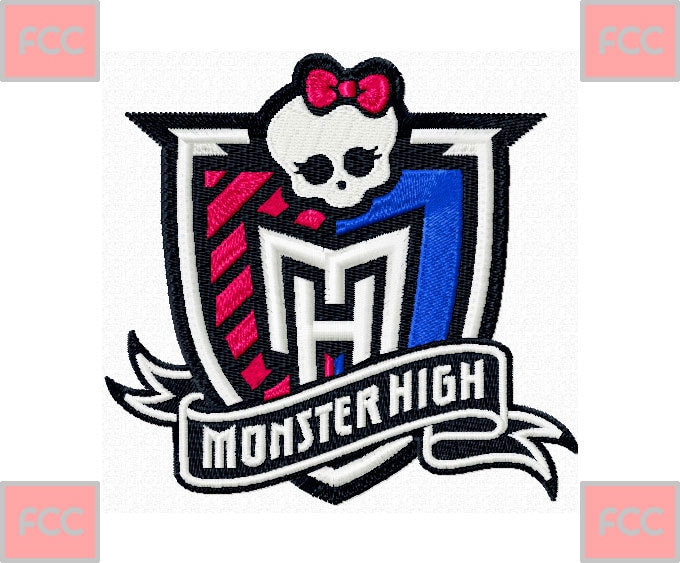 Monster High Logo Stencil