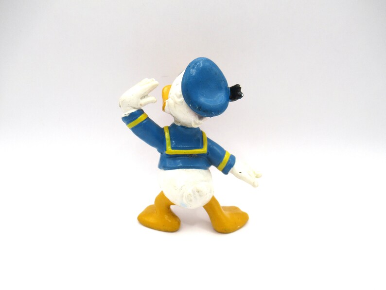 Vintage Donald Duck Saluting Figure Bully West Germany - Etsy