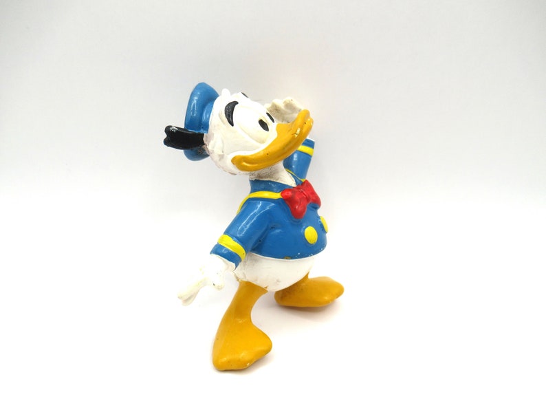 Vintage Donald Duck Saluting Figure Bully West Germany - Etsy