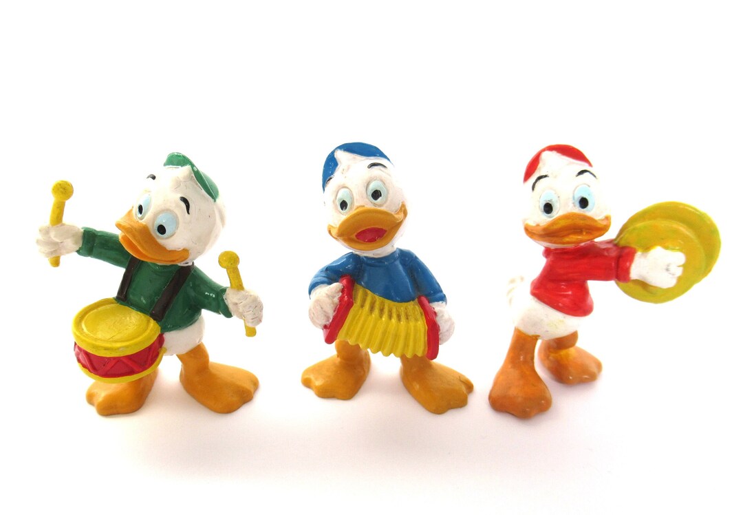 Vintage Huey Dewey En Louie Figures Bullyland Bully Figures - Etsy