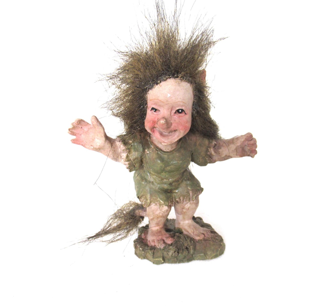 Vintage Small Troll. (goblin, Gremlin, Hob, Imp, Gnome, Hobgoblin, Elf ...