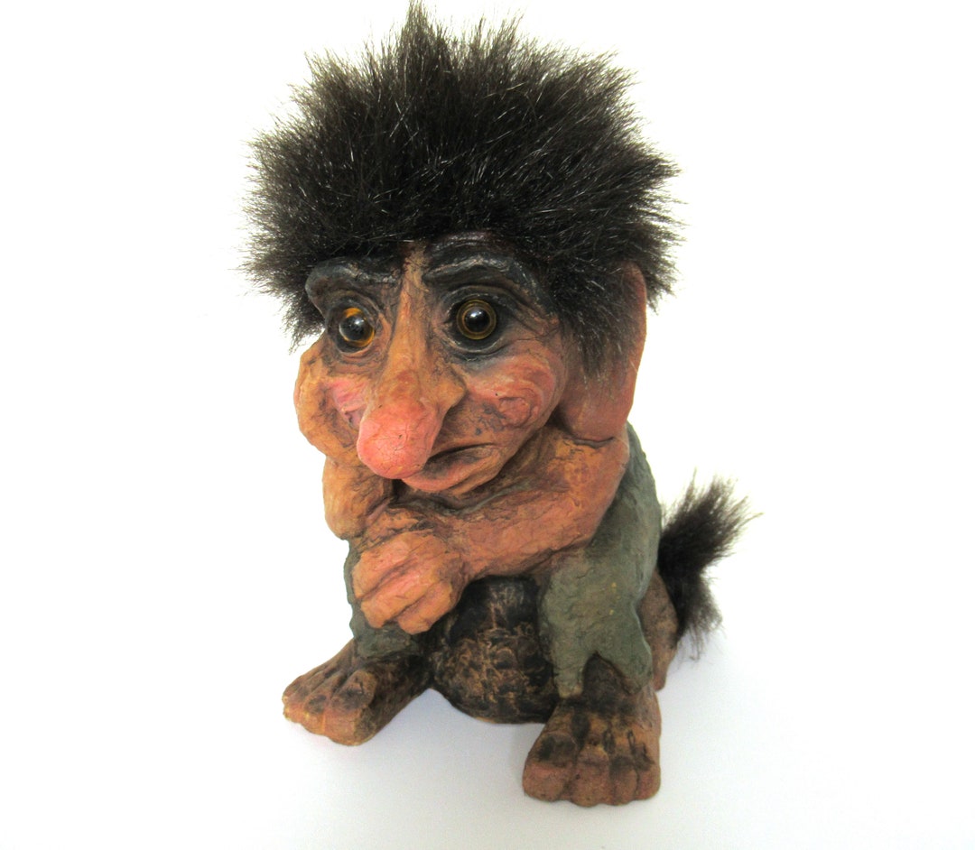 Nyform Troll 170 the Thinker Handmade in Norway goblin, Gremlin, Hob ...