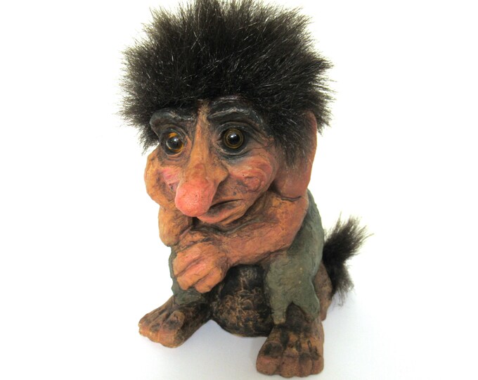 Nyform Troll 170 the Thinker Handmade in Norway (goblin, Gremlin, Hob ...