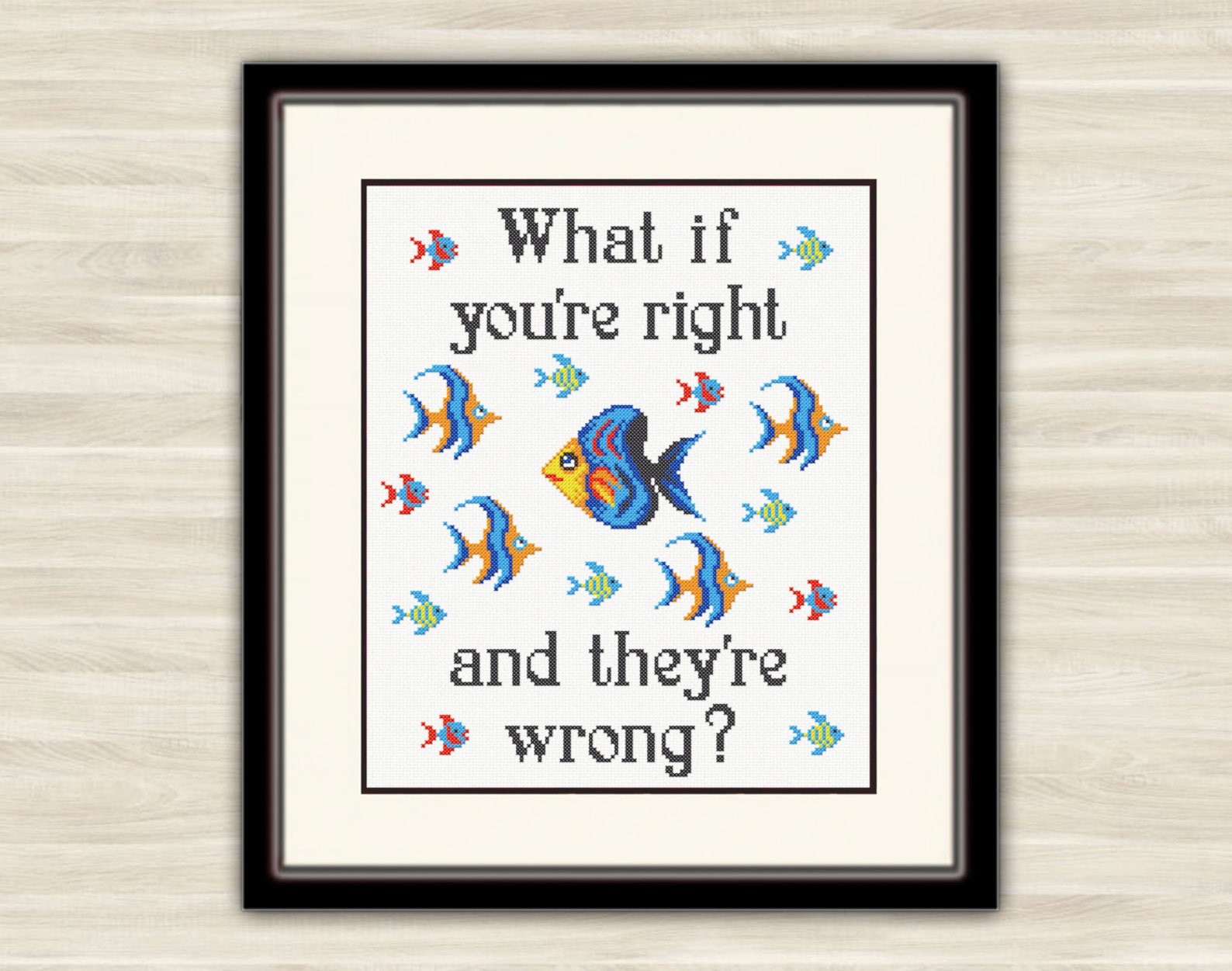 Buy 2 Get 1 Free Fargo Poster Fish Cross Stitch Pattern PDF - Etsy