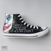 CLOWN Hi-top Custom Joker Converse the Joker Shoes, Comic Art Shoe ...