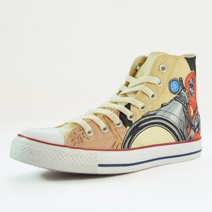 DEADPOOL Hi-top Custom Design Converse deadpool Sneakers - Etsy