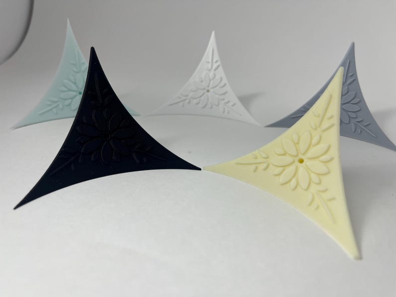 Flower W/ Vine/stem Design Stair Dust Corners – 3D Printed Victorian ...