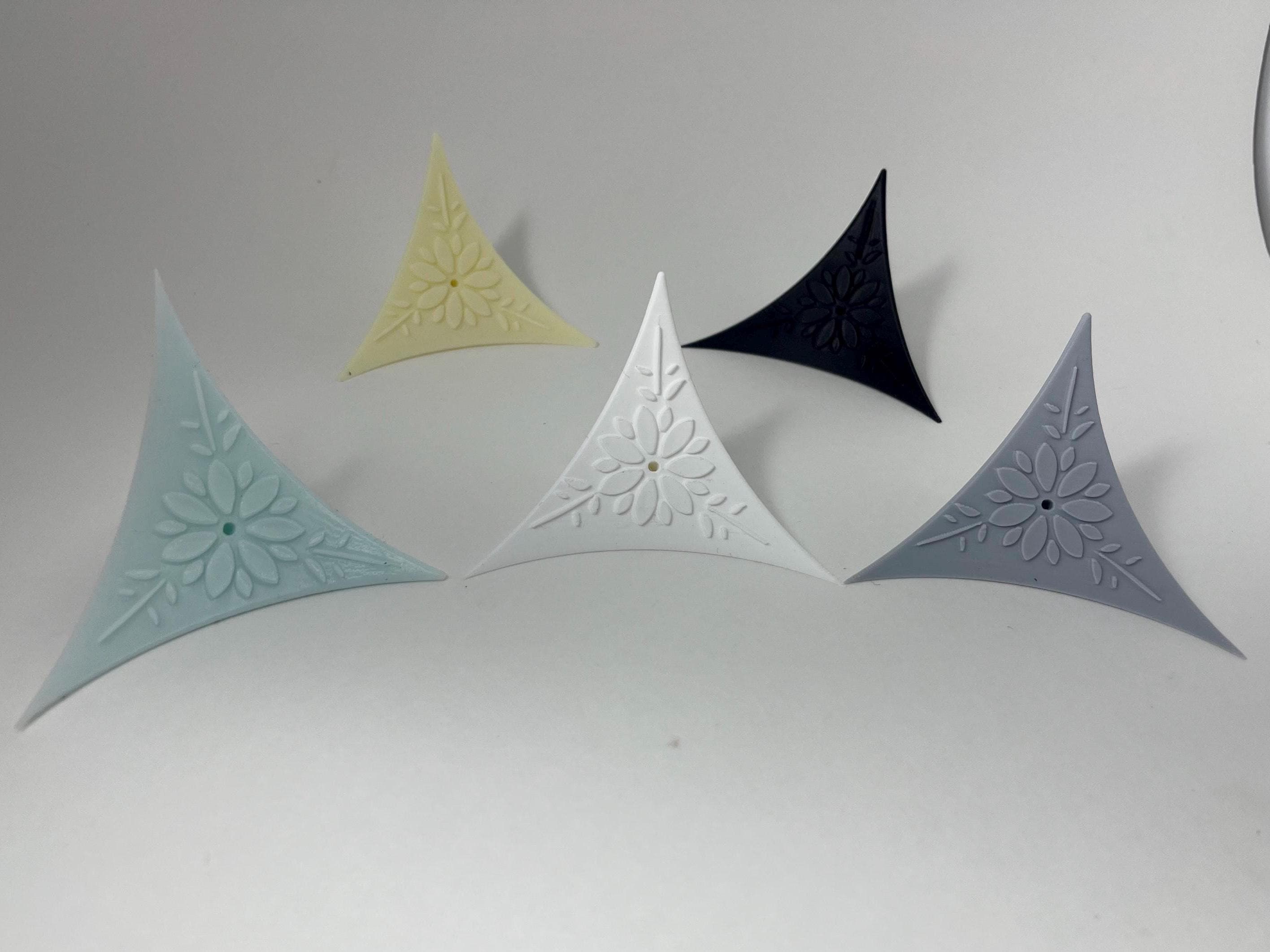 Flower W/ Vine/stem Design Stair Dust Corners – 3D Printed Victorian ...