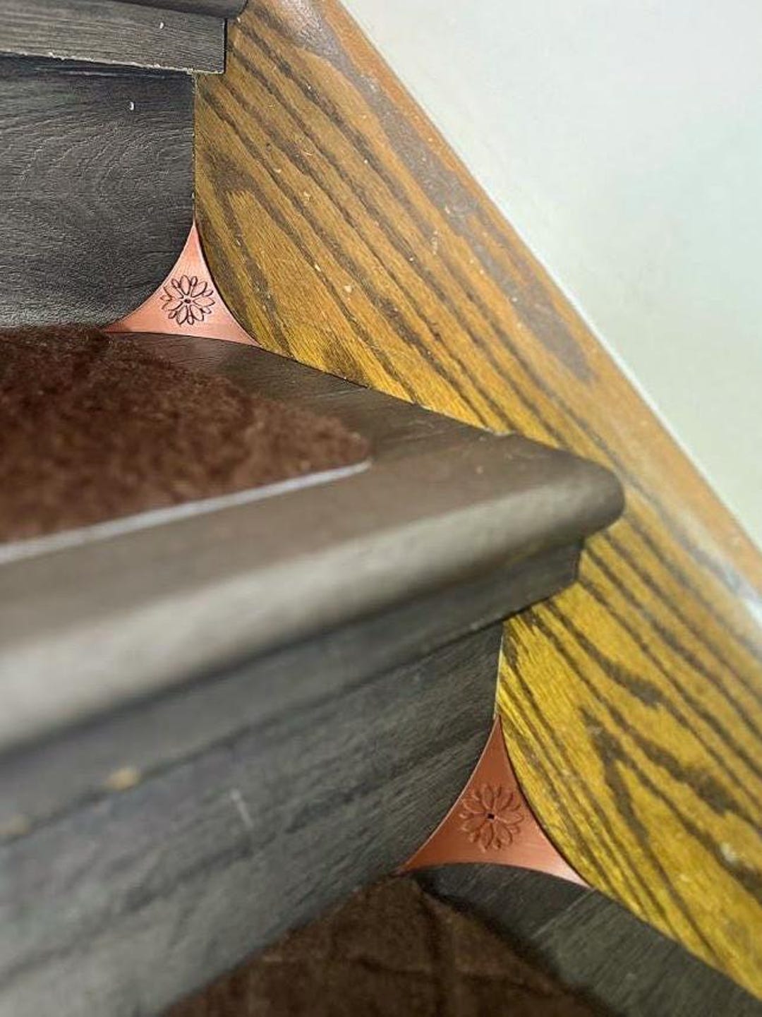 Flower Design Stair Dust Corners – 3D Printed Victorian Style Dust ...