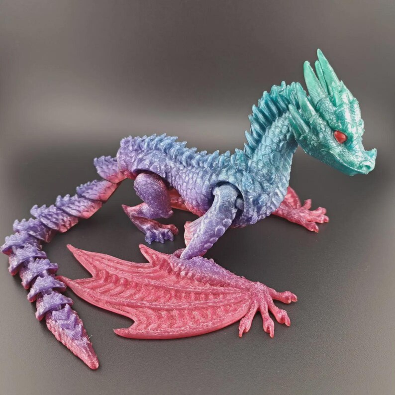 Fyros Wyvern Dragon Flexi Figure - Etsy