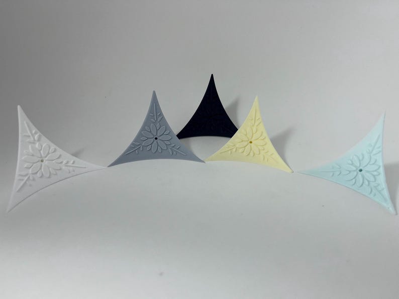 Flower W/ Vine/stem Design Stair Dust Corners – 3D Printed Victorian ...