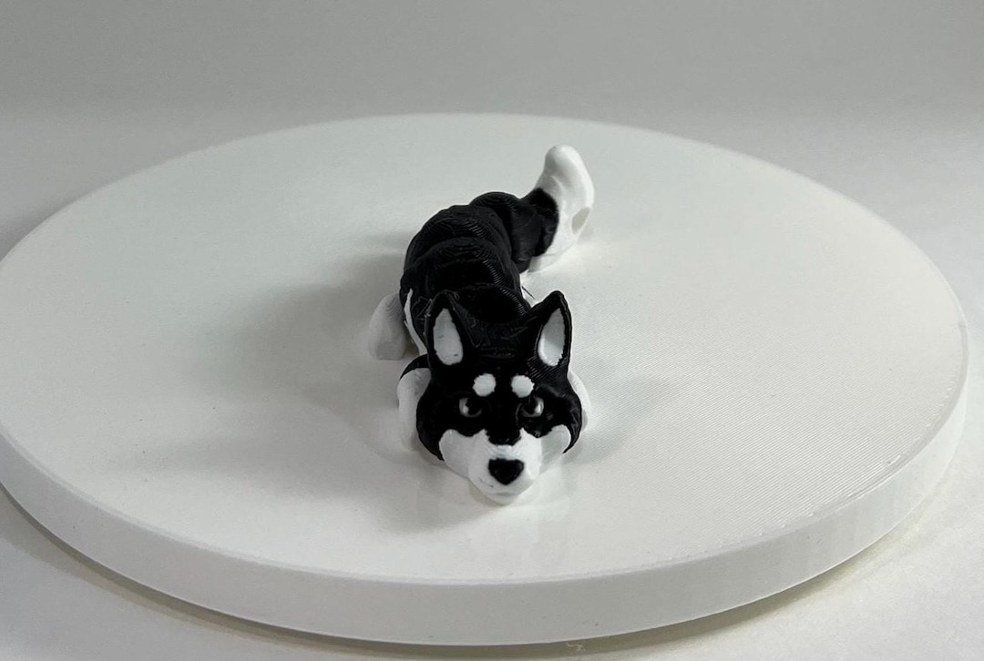 Siberian Husky Keychain or Figure for Flexi/fidget - CUSTOM Size, Color ...
