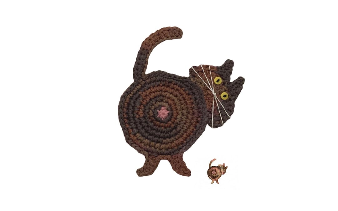 Tortoiseshell Cat Butt Coaster: Funny Kitty Bum Drink Mat, Quirky Cat ...