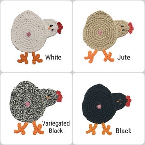 Chicken Butt Cup Coaster, Whimsical Hen Coaster, Chicken Lover Crazy ...