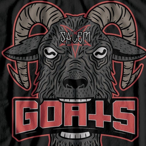 Go Goats Goth Horror Sports T Shirt / Black Phillip Fan / - Etsy
